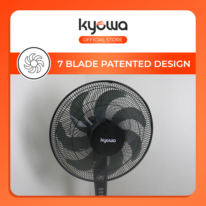 Kyowa Silent Comfort Stand Fan (KW-6720) Black | Lazada PH