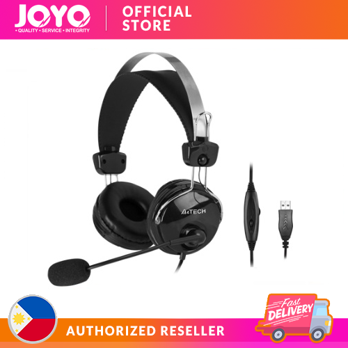 A4TECH HU-7P STEREO HEADSET W/MIC USB | Lazada PH