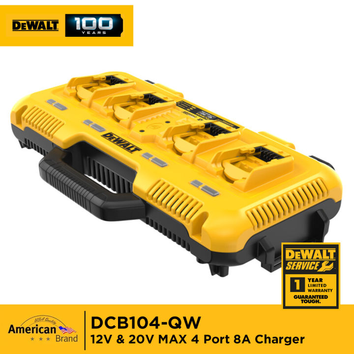 DEWALT DCB104-QW 12V & 20V MAX 4 Port 8A Charger | Lazada PH