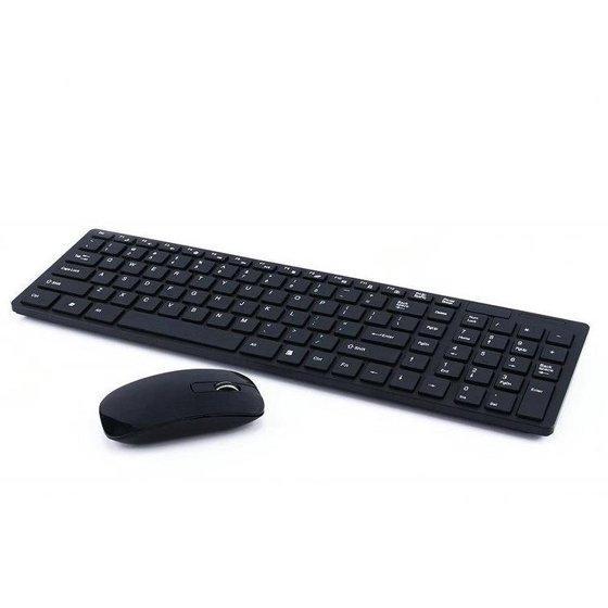 Wireless 2.4G Keyboard and Mouse Set with USB Bluetooth Receiver For PC ...