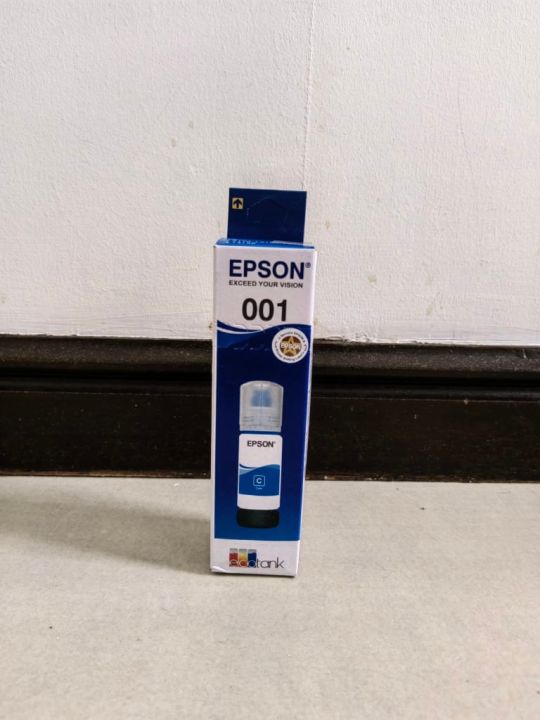 Genuine Epson Ink 001 Cyan | Lazada PH