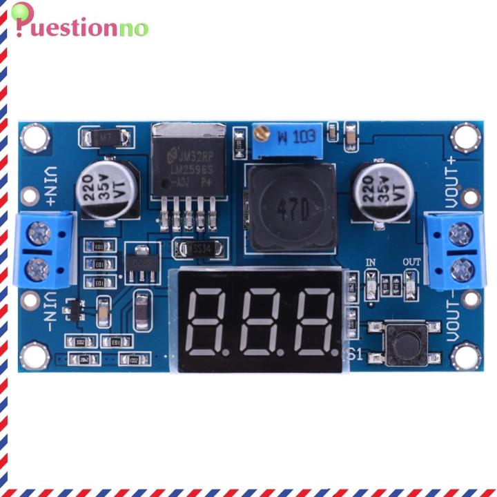 LM2596 DC-DC Step-Down Module With Display Buck Converter Input 25V-40V ...