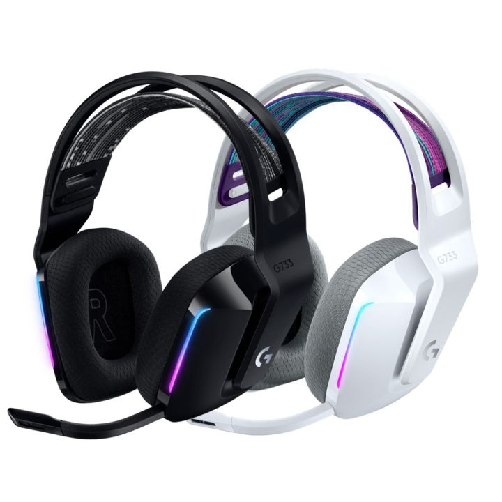 LOGITECH G733 LIGHTSPEED WIRELESS RGB GAMING HEADSET (BLACK) | Lazada.co.th