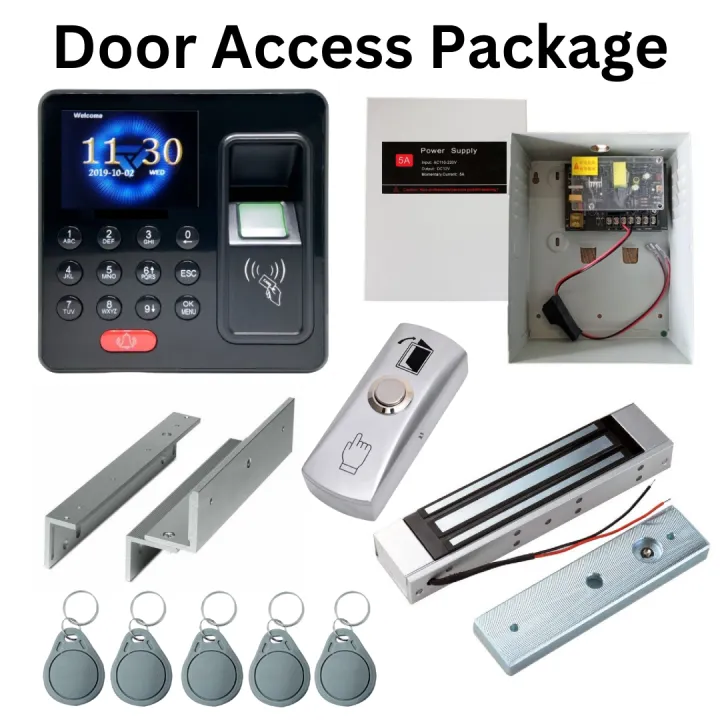 Door Access Control Package, Fingerprints Biometrics Scanner, Card Access, Keytag Access control ...