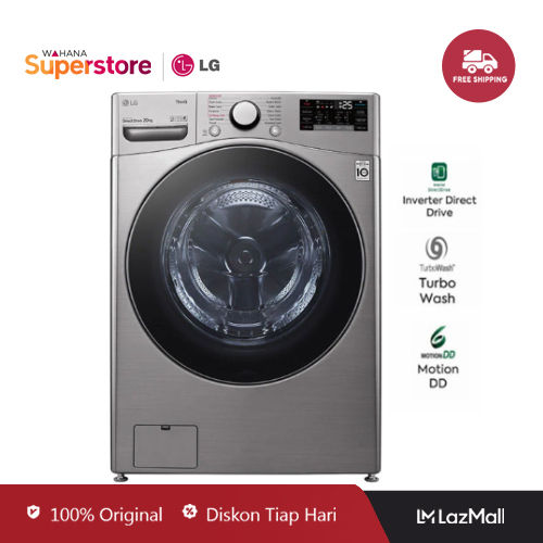 LG Mesin Cuci Front Loading 20 kg - F2720SVRV | Lazada Indonesia