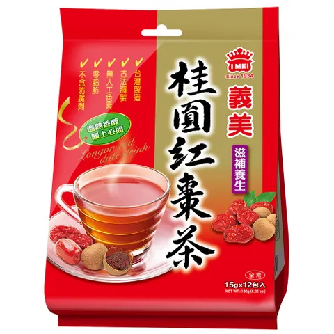 Direct From Taiwan 🇹🇼【I-Mei 义美】Longan Red Date Tea Instant Drink 桂圆红枣茶 ...