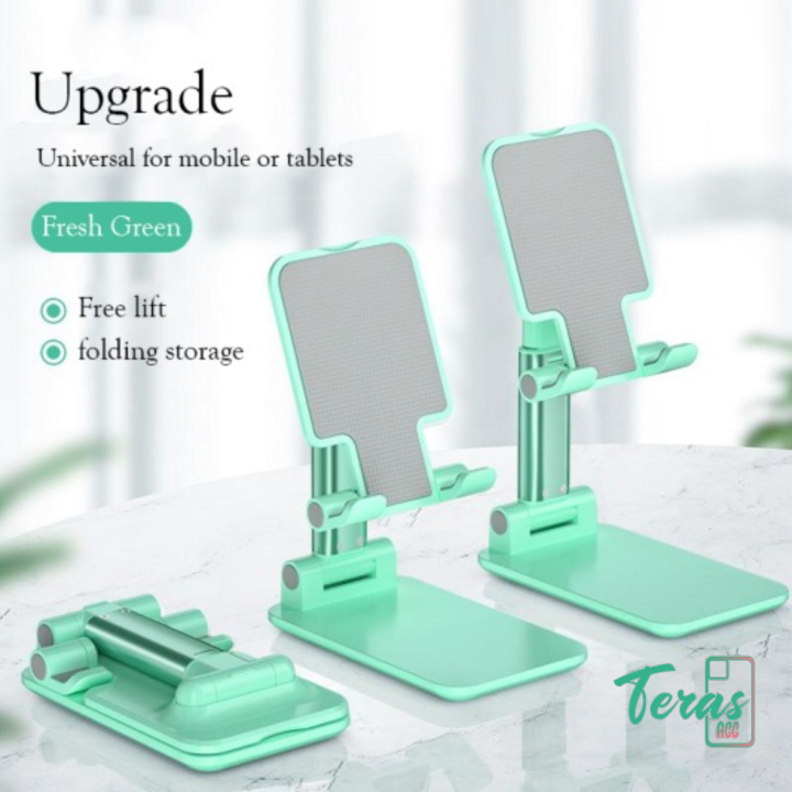 TA Folding Phone Holder Stand Hp di meja folding desktop dudukan Hp ...