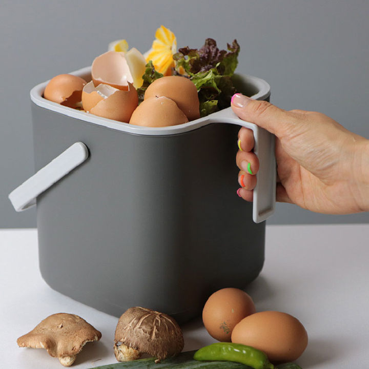 SWISS TUGARTU food waste container Garbage Recycling Bins 3l | Lazada ...