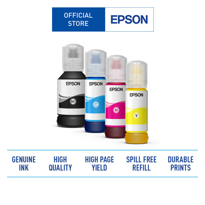Epson 008 Ink Bottle (Black, Cyan, Magenta, Yellow) | Lazada