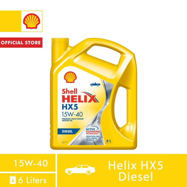 Shell Helix HX5 Diesel 15W-40 6Liters - Enhanced Mineral Oil that ...