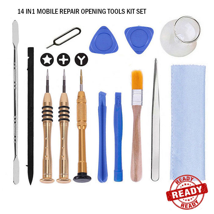 14 in1 Mobile Phone smart phone Repair Tool Kit Screwdriver Opening ...