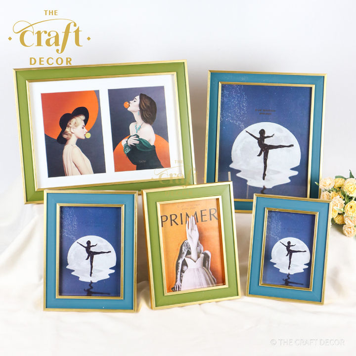 The Craft Decor Aesthetic Style Wooden Photo Frame | Wall Table Frame ...