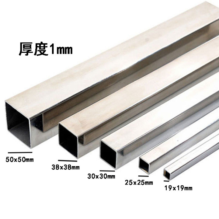 Thickened stainless steel square pipe decorative ceiling hollow round ...