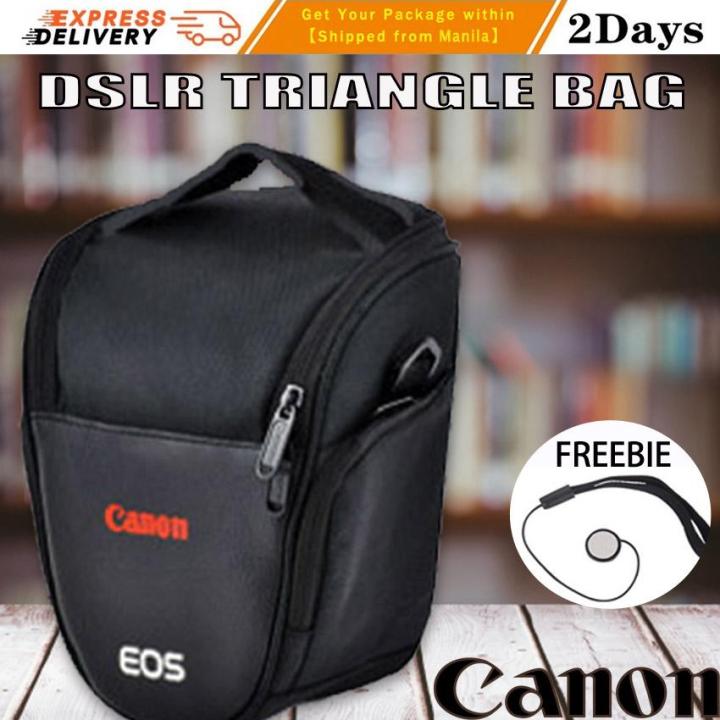 ️【Same Day Delivery】【Canon】Fashion Waterproof Triangle Camera Bag For ...