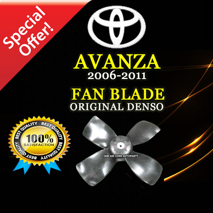TOYOTA AVANZA 2006-2011 YEAR ORIGINAL DENSO ND FAN BLADE (CAR AIRCOND ...