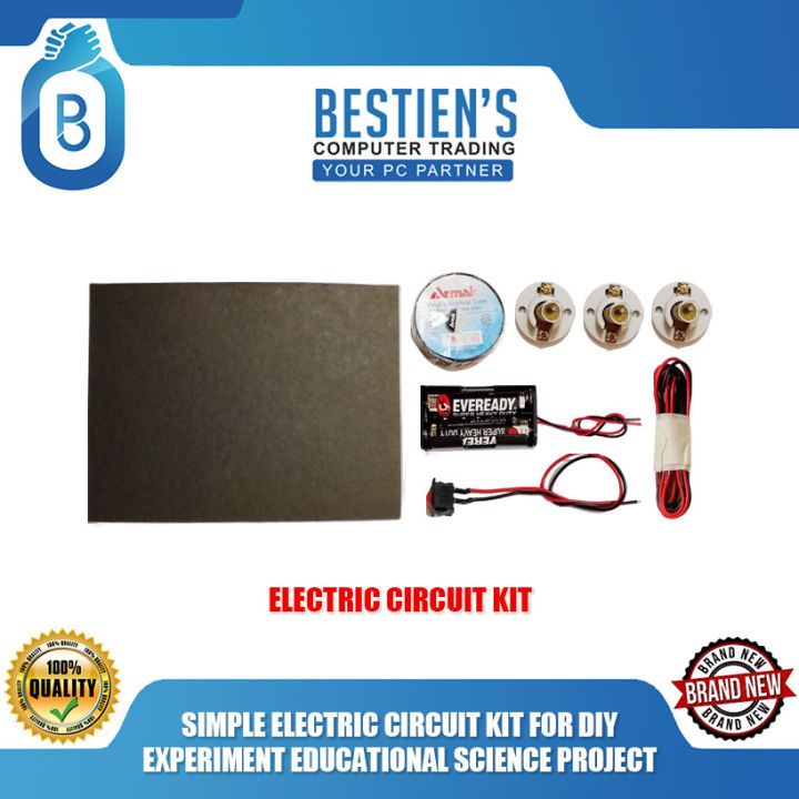 SIMPLE ELECTRIC CIRCUIT KIT FOR DIY EXPERIMENT EDUCATIONAL SCIENCE ...