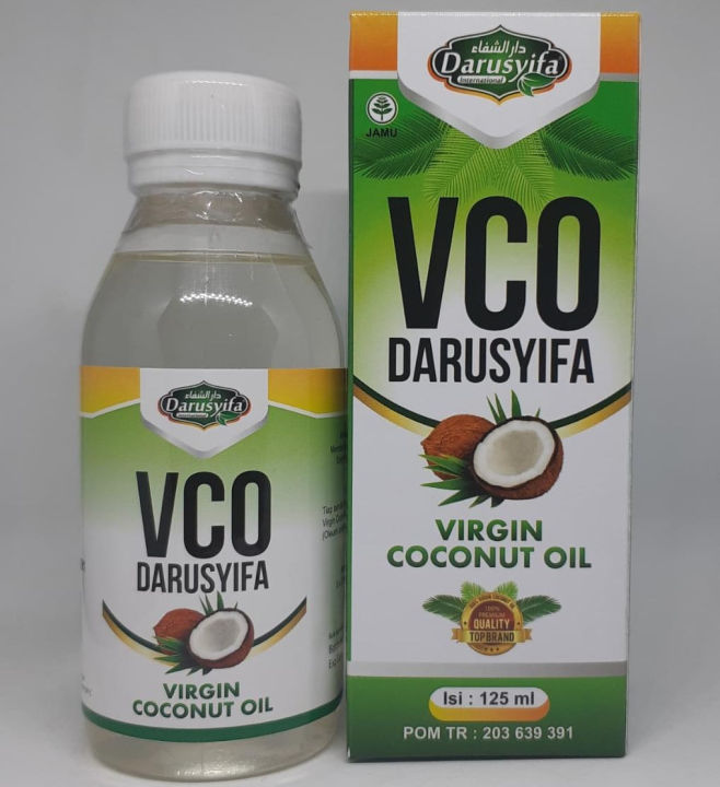 VCO 125ml Darusyifa - Virgin Coconut Oil - Minyak Kelapa - Original | Lazada Indonesia