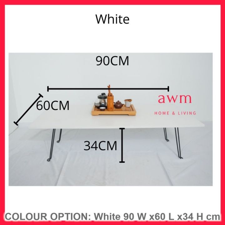 Awm Meja Jepun Japanese Table Foldable Meja Jepun Lipat Besar Meja ...