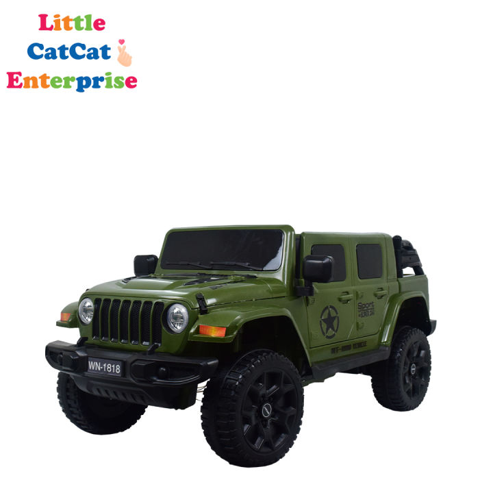 Willys Jeep Battery Operated Ride On Car For Kids With Remote Control | Lazada