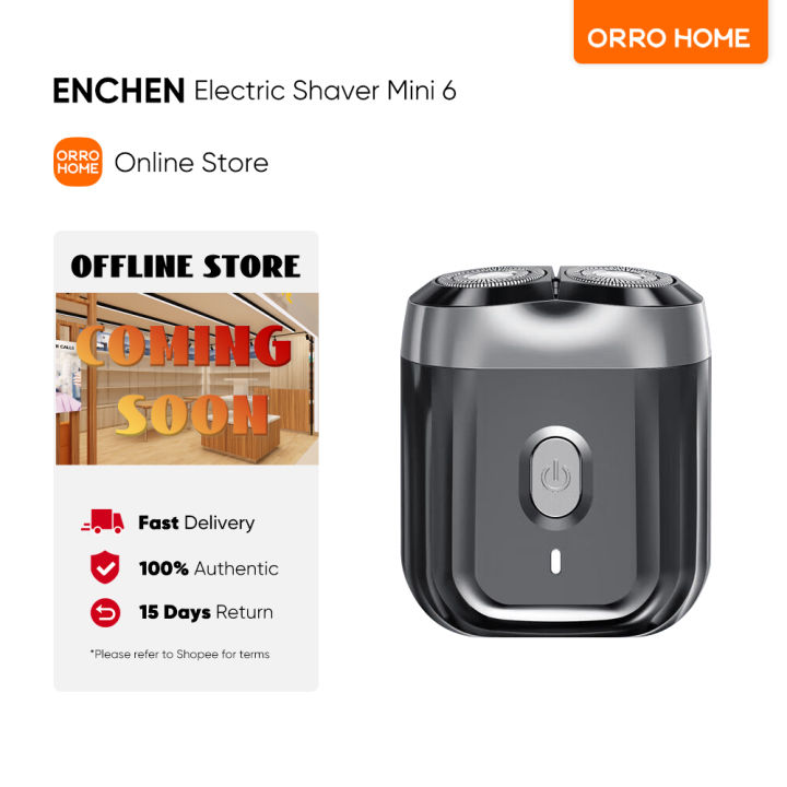 Enchen Mini 6 Electric Shaver 2 Floating Head Portable Shaver Machine ...