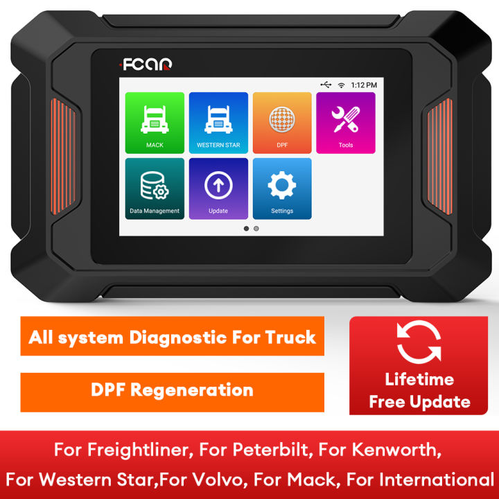 Fcar F801 Diesel OBD Heavy Duty Truck DPF Regen Oil Reset for Volvo ...