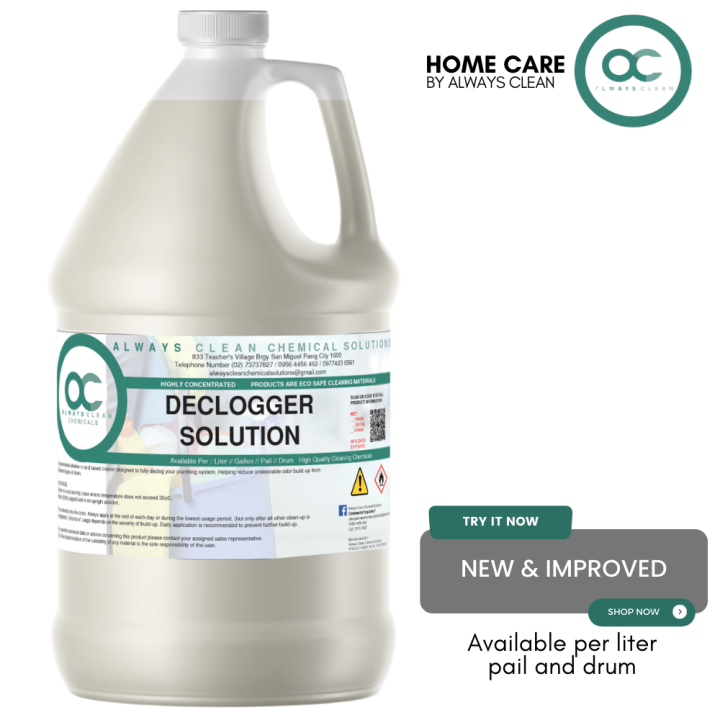 DECLOGGER SOLUTION 1 GALLON | Lazada PH