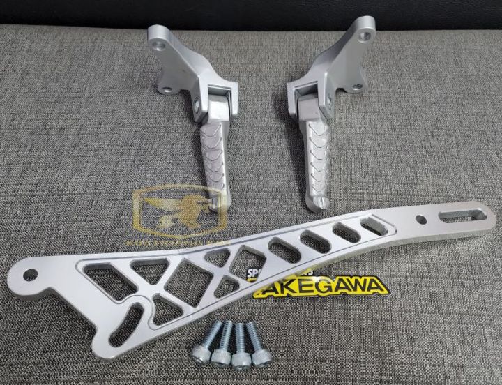 Gác Chân Exciter Malay Take kèm Bát Treo Pô 10li ĐẶC BIỆT CNC gắn Pô ...