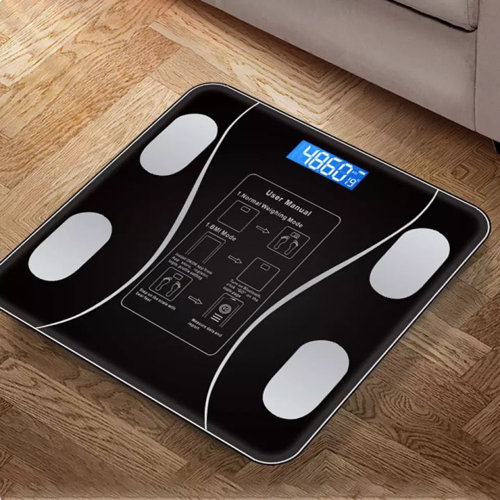 3 Color Electronic weight bluetooth body fat scale weighing scale human ...