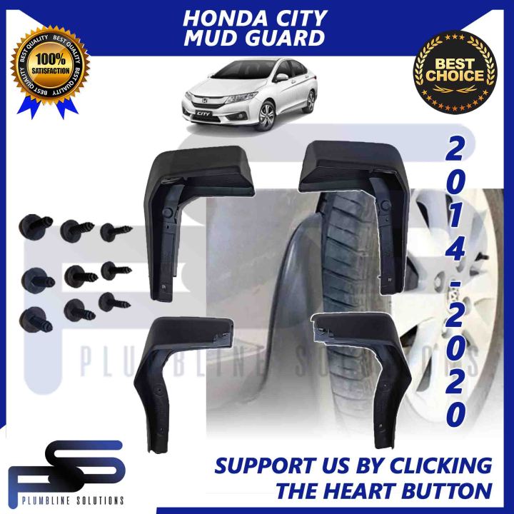 Mud Guard for Honda City / Mobilio 2012 2013 2014 2015 2016 2017 2018 ...
