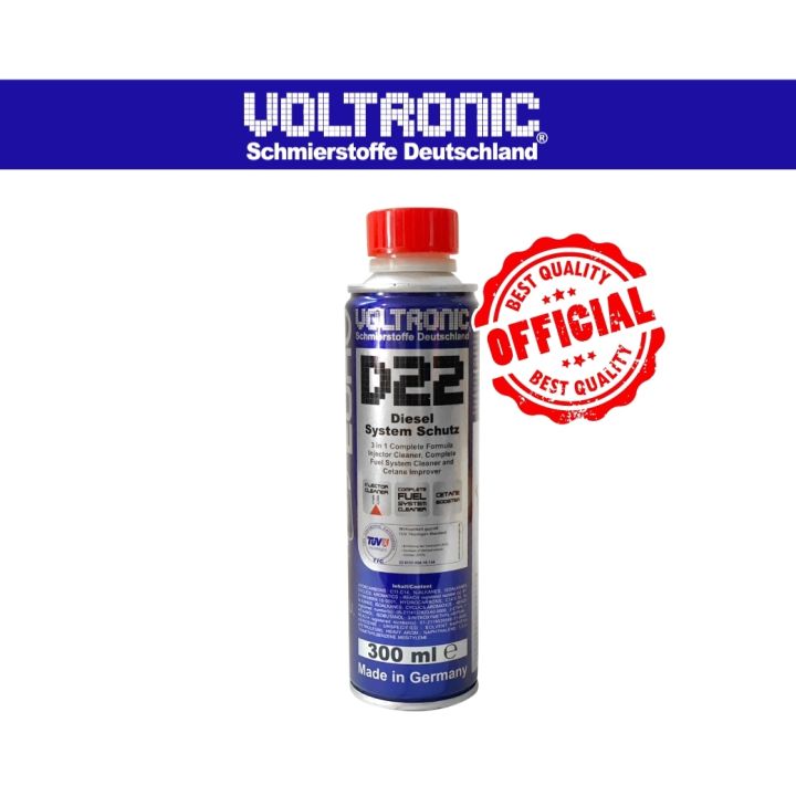 สารเพิ่มความแรงด้วยค่าซีเทน VOLTRONIC D22 DIESEL SYSTEM SCHUTZ,300 ML | Lazada.co.th