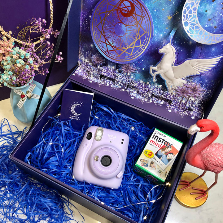 Fuji mini11 camera package includes polaroid photo paper selfie beauty ...