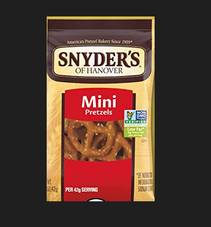 Snyder's of Hanover Mini Pretzels, 42g x 2 packets | Lazada Singapore