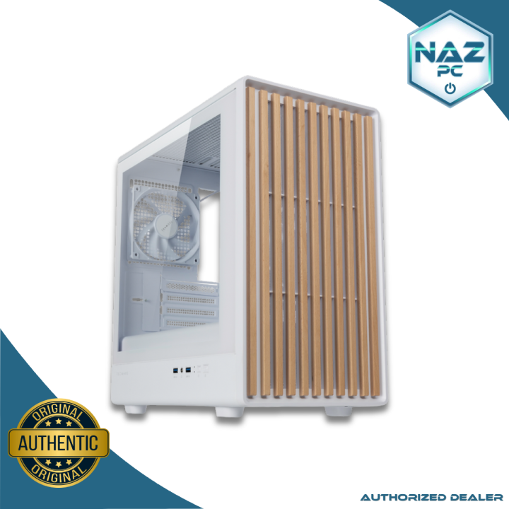 Tecware Timber M White MATX Case w/ 4X 120mm Non-ARGB Fans | Lazada PH