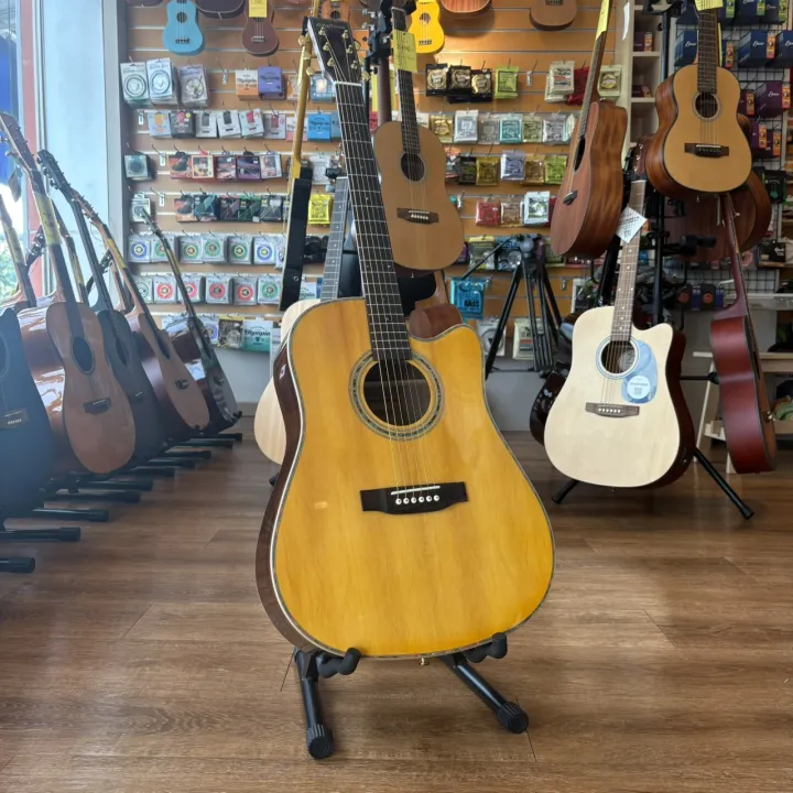 ⭐เซ็พอัพฟรี⭐ Craftman CF-12 กีตาร์โปร่ง 41 นิ้ว ทรง Dreadnought /OM โซ ...