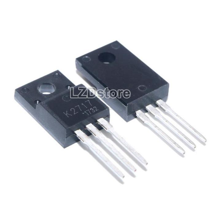 2ชิ้น TO-220F K2717 N-Channel ทรานซิสเตอร์5A/900V MOSFET แบบดั้งเดิม | Lazada.co.th