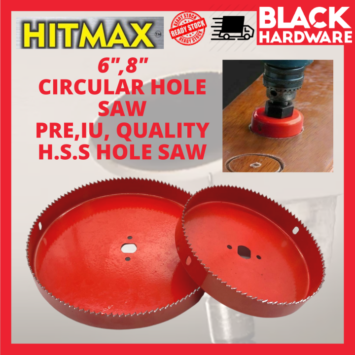 Black Hardware Ceiling Circular Hole Saw Sharp Tooth Wood Board Multi ...