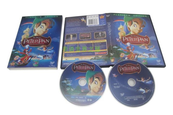 ปีเตอร์แพนปีเตอร์แพน2DVD HD แผ่นการ์ตูนเสียงต้นฉบับการ์ตูนคำภาษาอังกฤษ | Lazada.co.th