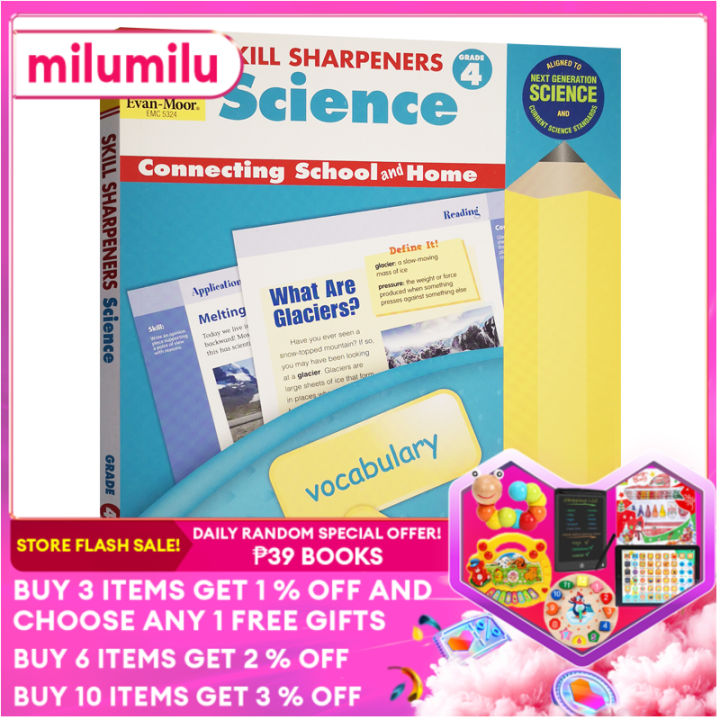 milu Skill Sharpeners Science Grade 4 Exercise Book Evan-Moor Children ...