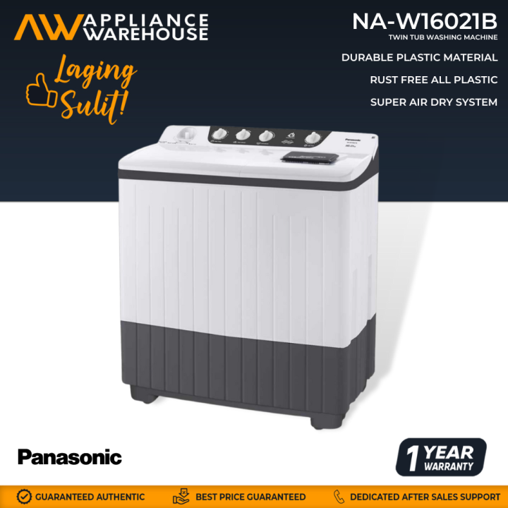 Panasonic NA-W16021B 16.0 Kg. Twin Tub Washing Machine (NCR only ...