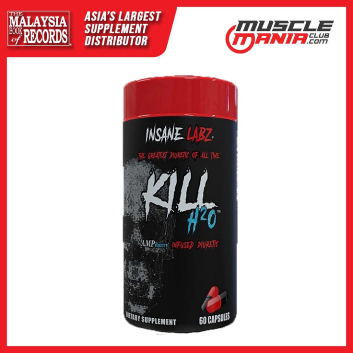 Insane Labz Insane Kill H20 (60 capsules) Diuretics Water Loss | Lazada