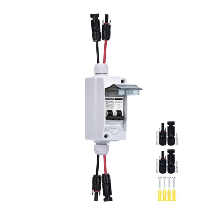 (OPSC) 30 Amp DC Disconnect Switch Miniature Circuit Breaker with IP65 ...