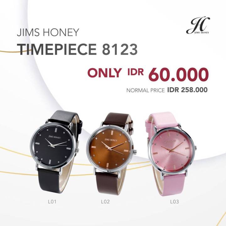 JAM TANGAN 8123 ANNIVERSARY JIMSHONEY / JAM TANGAN / JIMS HONEY | Lazada Indonesia