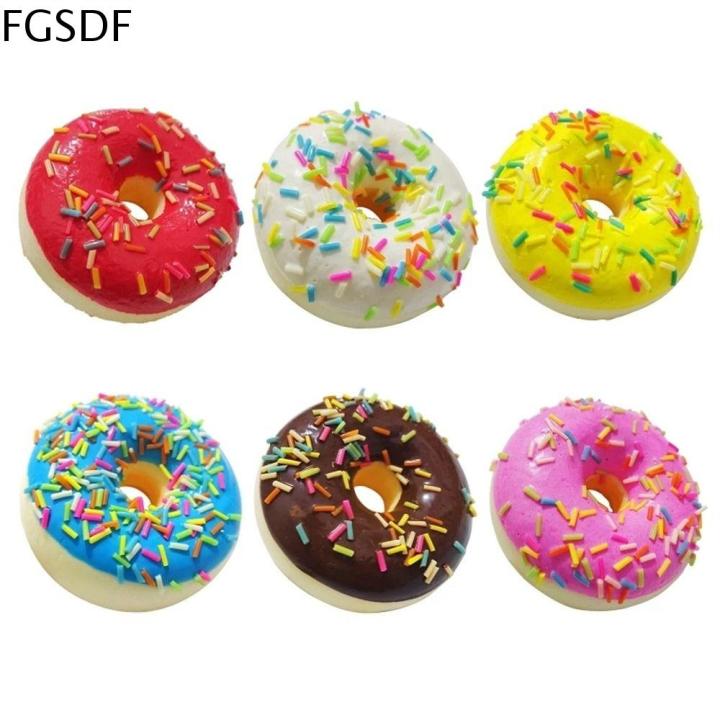 FGSDF ของเล่นเด็กเล่น สำหรับเด็กๆ 6.2ซม./2.4in โดนัทเทียม การตกแต่งการ ...