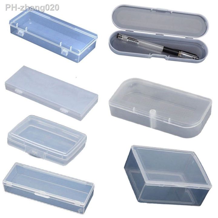 8 Sizes Clear Rigid Plastic Box Small Square Transparent Plastic ...