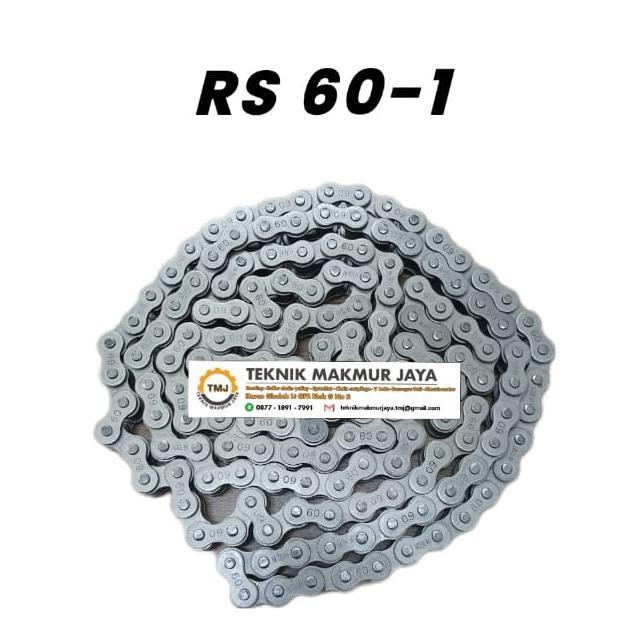 ROLLER CHAIN RS 60-1 RANTAI SINGLE / 60 SINGLE - HARANA SHOP | Lazada ...