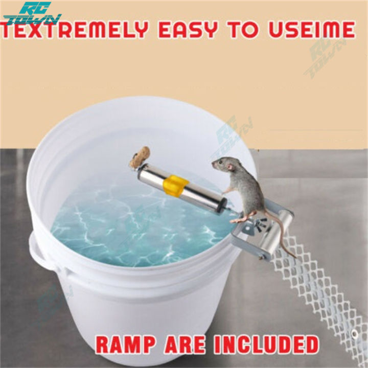 Mouse Killer Roll Trap Log Grasp Bucket Rolling Roller+ramp Catching ...