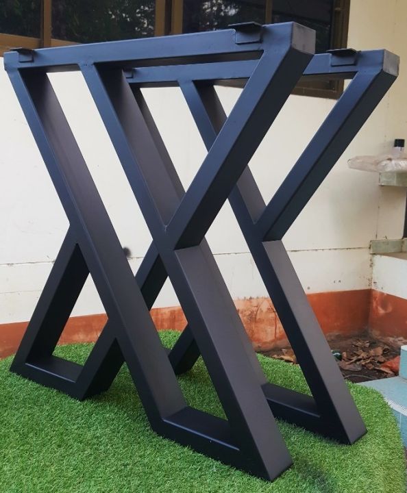 MPT2Wood-Steel ขาโต๊ะเหล็ก DIY ขาโต๊ะทำงาน MPT-75 ทรง X3D-Model สีดำ ...