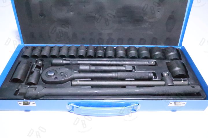 Original Flyman 1/2" Drive Socket Wrench Set 24 Pcs. 6 Point | Lazada PH