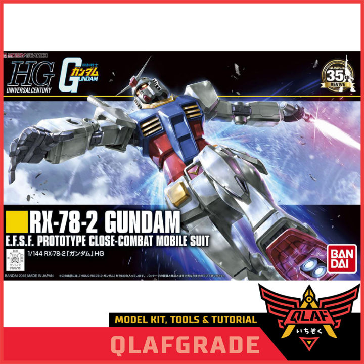HGUC RX 78 2 HG RX78 gundam gunpla model kit | Lazada Indonesia