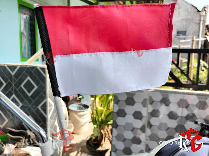 TIANG BENDERA MERAH PUTIH MOTOR BENDERA MOTOR BENDERA TIANG MOTOR ...